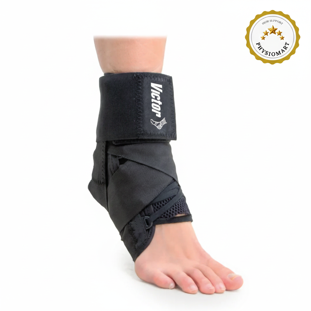 Victor High Support Ankle Support [Premium] - Fast Fit – PhysioMart